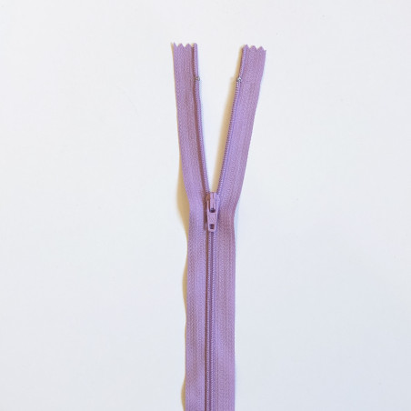 Zipper closed-end - purple 40 cm