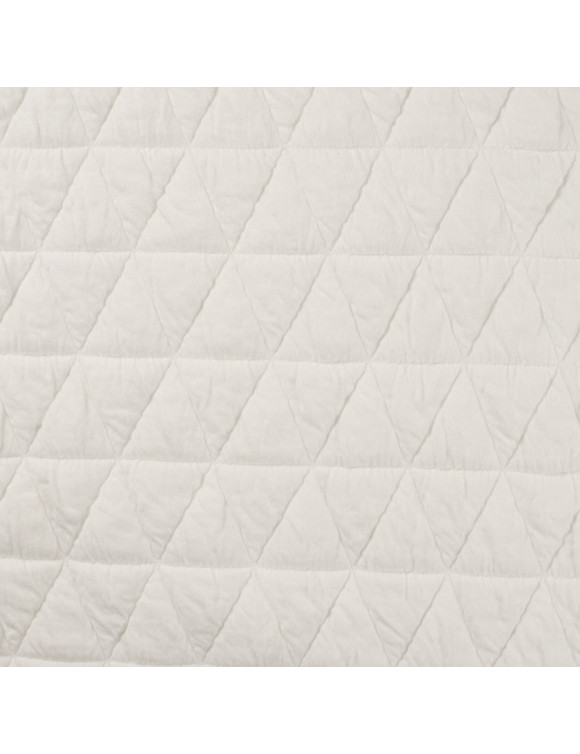 Quiltet thermo fabric soft stretch - ecru