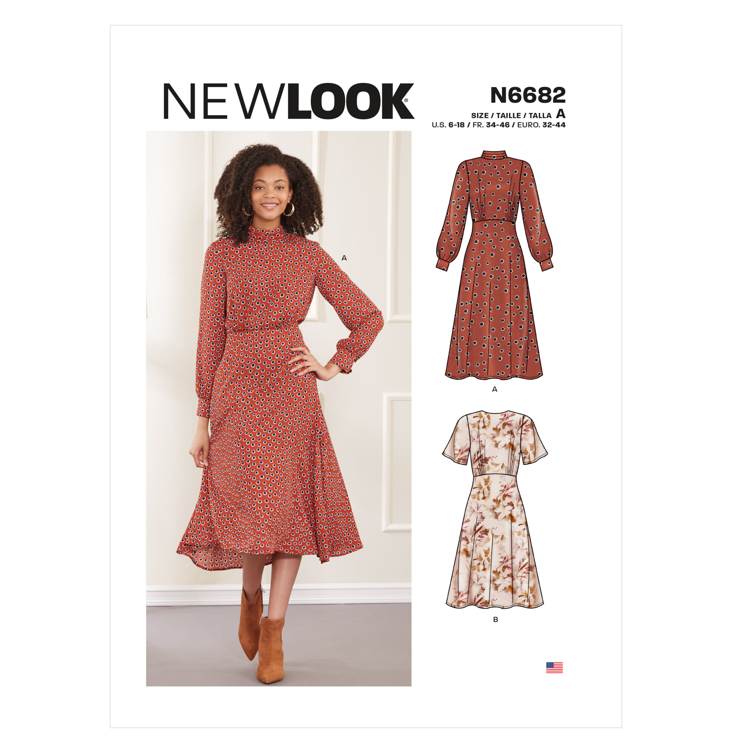 New Look sewing pattern 6682: dress
