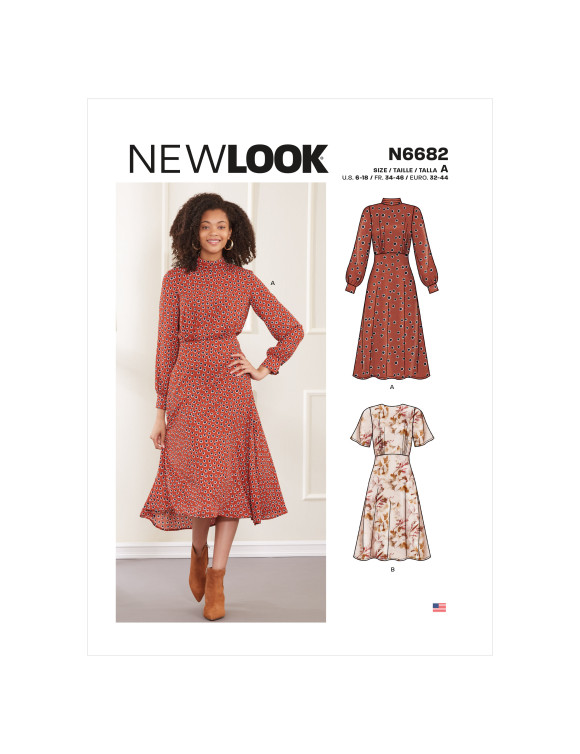 New Look sewing pattern 6682: dress