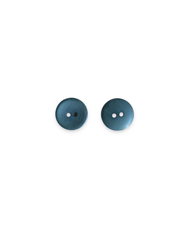 Knap plast 18 mm - teal