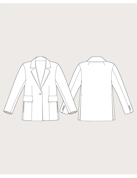 The Assembly Line sewing pattern: Blazer