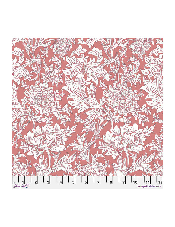 Chrysanthemum Tonal William Morris & Co. - coral