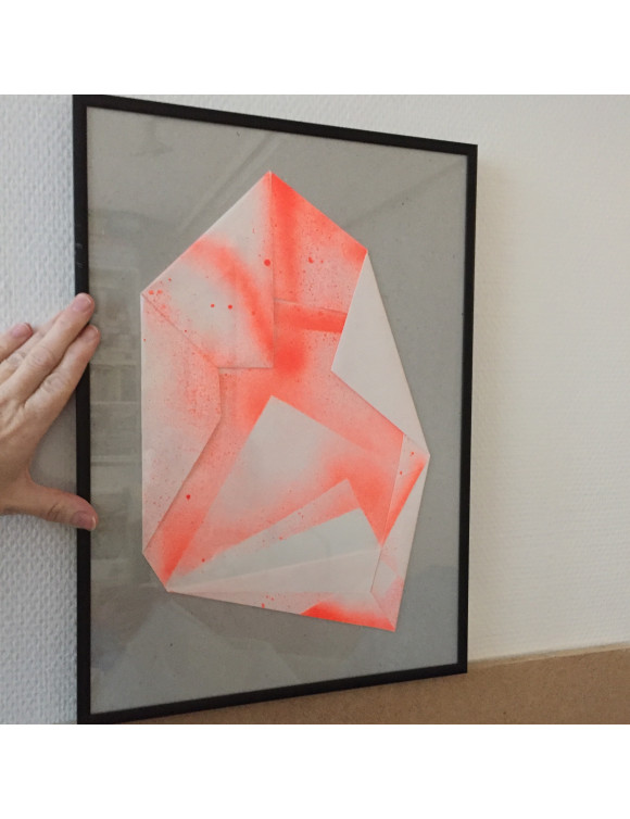 Camilla Bendix original kunst "Folding Texture"
