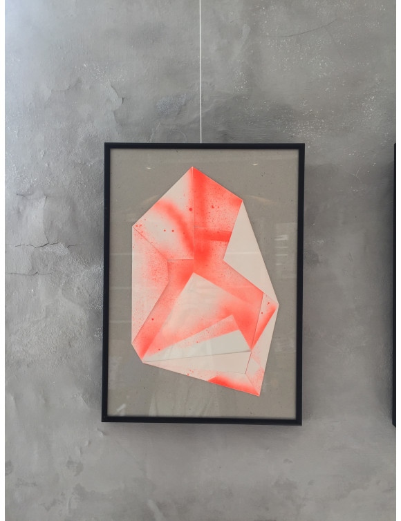 Camilla Bendix original kunst "Folding Texture"